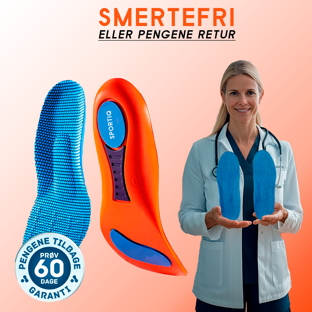Sportiq™ PowerStep valgfri størrelse